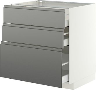 IKEA METOD / MAXIMERA Unterschrank mit 3 Schubladen