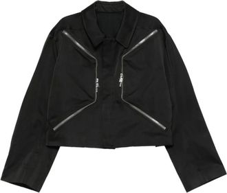 Rick Owens Homme, Vestes, Noir, Taille: L Veste Heizer