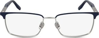 Calvin Klein lunettes de vue à monture rectangulaire - Bleu
