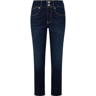 Pepe Jeans London Slim Jeans MW PL204735, Bleu (Denim-CU1), 31W / 30L Femme