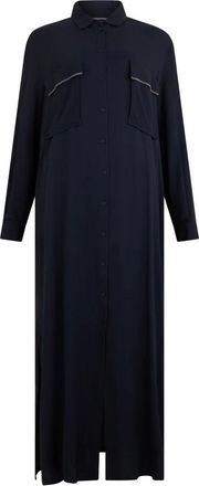 Fabiana Filippi Femme, Robes, Noir, Taille: 36 FR Long Shirt Dress