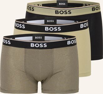HUGO BOSS 3er-Pack Boxershorts Power gruen