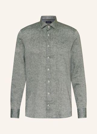 Olymp Olymp Signature Leinenhemd Tailored Fit gruen