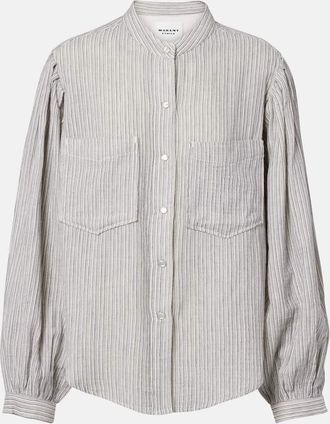 Isabel Marant Chemise Selvia ray&eacute;e en coton