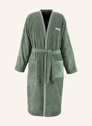 HUGO BOSS Bademantel Edge gruen