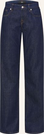 7 For All Mankind Straight Jeans Low Straight blau