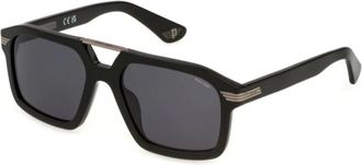 Police Lunettes de soleil Forty 1 - unisex - Accessoires - Noir - Taille: 56 MM