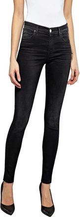 Replay Damen Jeans Luzien Skinny-Fit Hyperflex Cloud mit Stretch, Black 098 (Schwarz), 24W / 32L