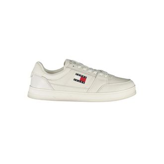 Tommy Hilfiger Leather Sneaker - - Shoes - Herren - Wei&szlig; - 40 EU