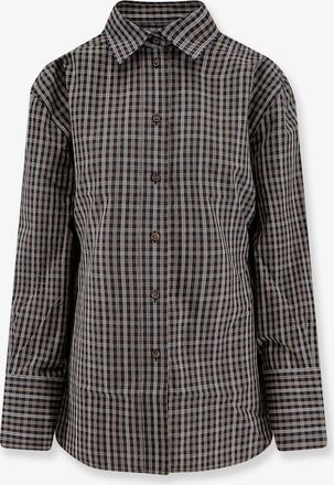 R&oacute;he Cotton shirt with check pattern - ROHE - gender_Woman