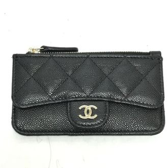 Chanel Pre-owned Leder Portemonnaies - - Pre-owned - Damen - Schwarzk - ONE SIZE