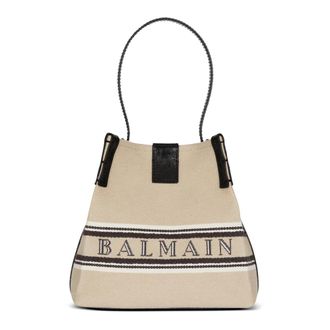 Balmain Release Bucket Bag - - Bags - Damen - Beige - ONE SIZE