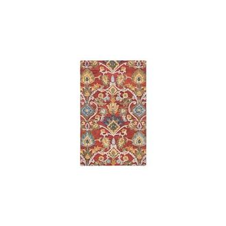 Safavieh Zeitgen&ouml;ssische Teppich f&uuml;r Wohnzimmer, Esszimmer, Schlafzimmer - Blossum Collection, Kurzer Flor, Multi, 61 X 91 cm