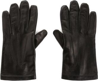 Saison 1865 Gants avec détails ganse en cuir