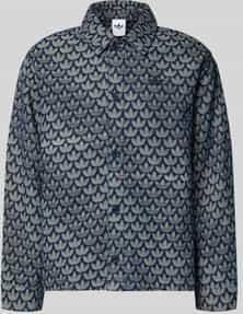 adidas Originals Regular Fit Jacke in Denim-Optik Modell Monogram