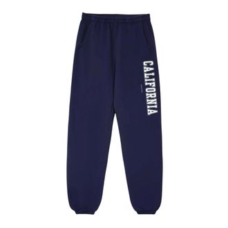 Sporty & Rich California Sweatpant - - Trousers - Damen - Blau - XS