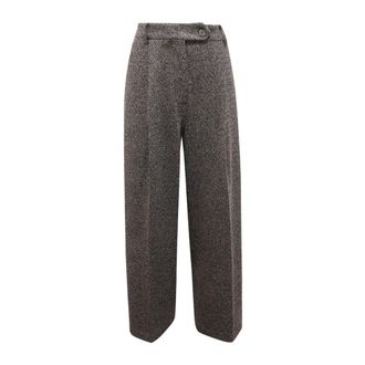 Emma & Gaia 44P186 Straight Hosen - - Trousers - Damen - Grau - XS