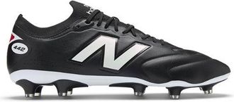 New Balance Unisex 442 Elite Knit FG V3 in Schwarz/Wei&szlig;/Rot, Gr&ouml;&szlig;e 42.5