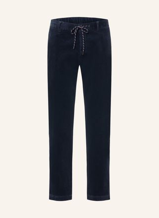 Alberto Cordhose Jump Im Jogging-Stil Slim Fit blau