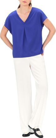 Caroll Damen 241t-tyann Bluse, blau, Large