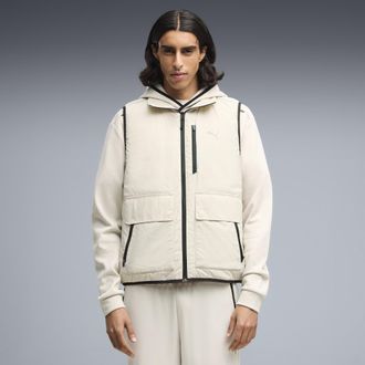 Puma Veste sans manches PrimaLoft PUMATECH Homme, V&ecirc;tements, Beige, XXL