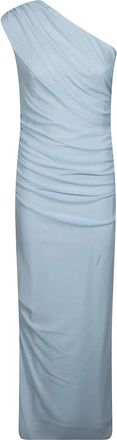 Rotate Rotate Birger Christensen, Femme, Robes, Bleu, Taille: 38 FR Robe asym&eacute;trique