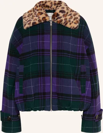 Fabienne Chapot Blouson Jael Mit Abnehmbarem Kragen lila