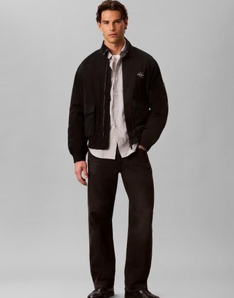 Calvin Klein Jeans Harrington-Jacke in Schwarz