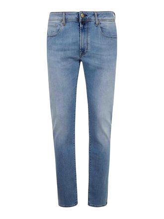Incotex Jean Droit - Bleu