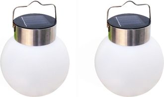 Yardwe 2st Solar-led-lampe Solarkugelleuchten F&uuml;r Den Au&szlig;enbereich Solarlaterne Im Freien Solarlampe Led-dekorationszubeh&ouml;r F&uuml;r Den Garten Outdoor- Wasserdic