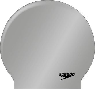 Speedo Biofuse Protective Badekappe f&uuml;r Unisex Erwachsene, Silber, L