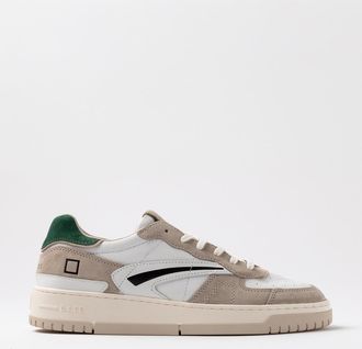D.A.T.E. torneo pure calf white-green