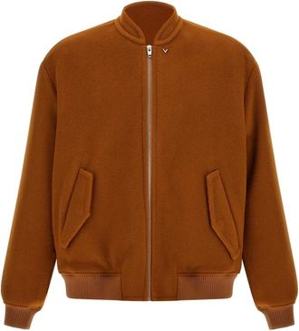 Valentino Garavani Bomber Oves Aries - Homme - Vestes - Brun - Taille: XL