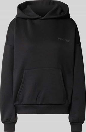Review Hoodie mit Logo-Print und K&auml;nguru-Tasche