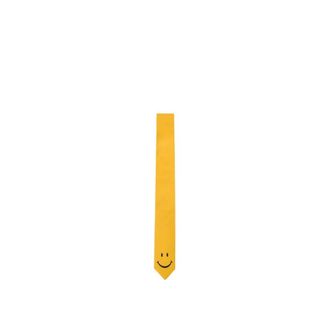 Moschino Smiley Seidenkrawatte - - Accessories - Herren - Gelb - ONE SIZE