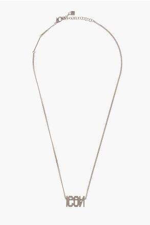 Dsquared2 ICON Metal Necklace with Lettering Logo size Unica
