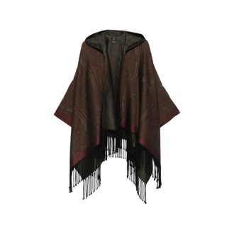 Etro Paisley-print Hooded Poncho