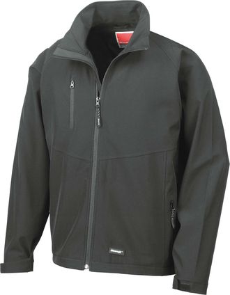 Result Unisex R128 X Baselayer Softshell Jacke Größe L schwarz