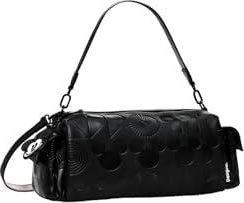 Desigual ACCESSOIRES SAC À MAIN PU Femme, Noir, One size