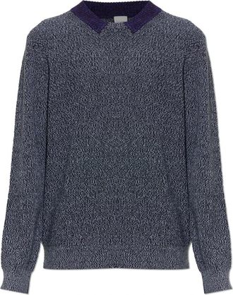 Paul Smith Wollpullover mit Rundhalsausschnitt - - Knitwear - Herren - Blau - L