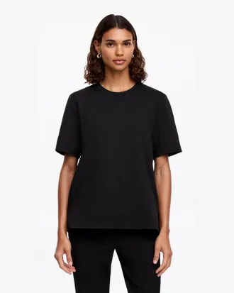 Arket Formbest&auml;ndiges Signature-T-Shirt -Schwarz