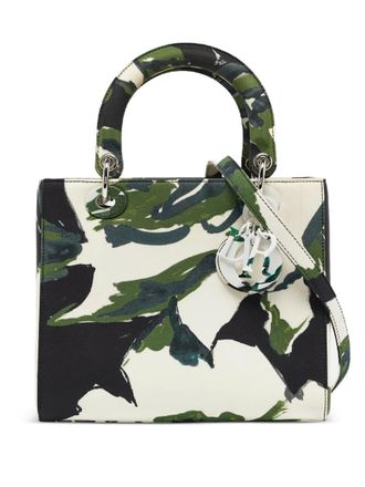 Dior sac &agrave; main Lady Dior - Vert