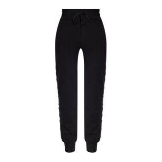 Versace Jeans Couture Sweatpants mit Marken-Seitenstreifen - - Trousers - Herren - Schwarzk - XL
