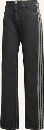 adidas Originals Adidas Originals Firebird Jeanshose Mit Mittelhohem Bund, Gerade Geschnitten schwarz