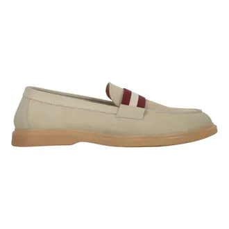 Bally Femme, Chaussures, Beige, Taille: 38 EU Mocassins en Daim