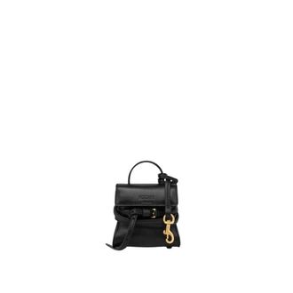 Moschino Femme, Sacs, Noir, Taille: ONE Size Micro Bag Tie Me