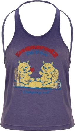 Dsquared2 Femme, Tops, Violet, Taille: 36 FR Cropped Tank Top