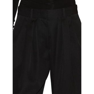 Isabel Marant Pantalon Janice &agrave; pinces en laine et coton