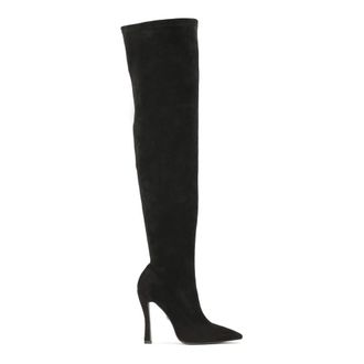 Kazar Schwarze hohe Stiletto-Musketiere - - Shoes - Damen - Schwarzk - 35 EU