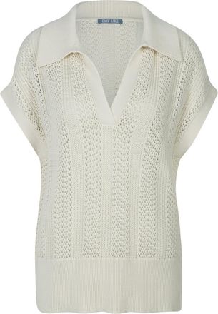 Day Like Polo-Pullover DAY.LIKE weiss